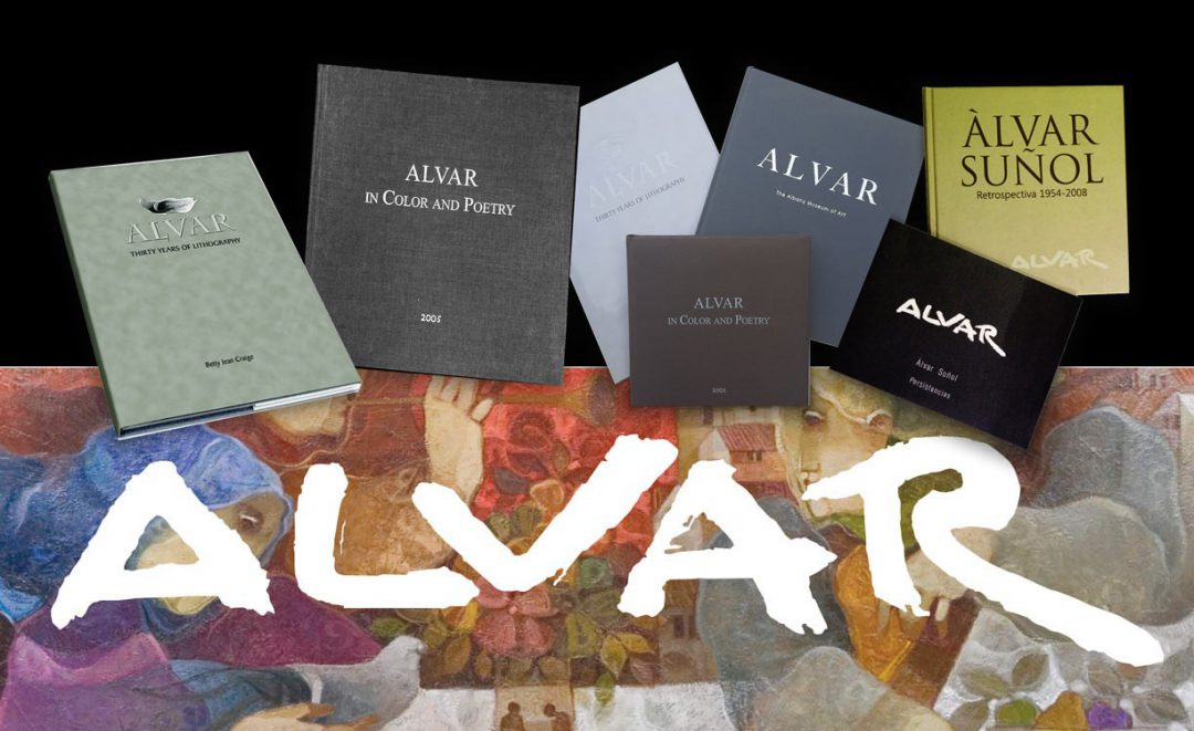 Artist Àlvar Suñol's books and catalogues.
